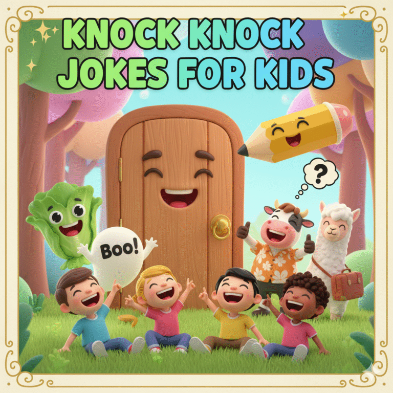 295+ Knock Knock Jokes for Kids (New 2025) - Knock Knock Jokes